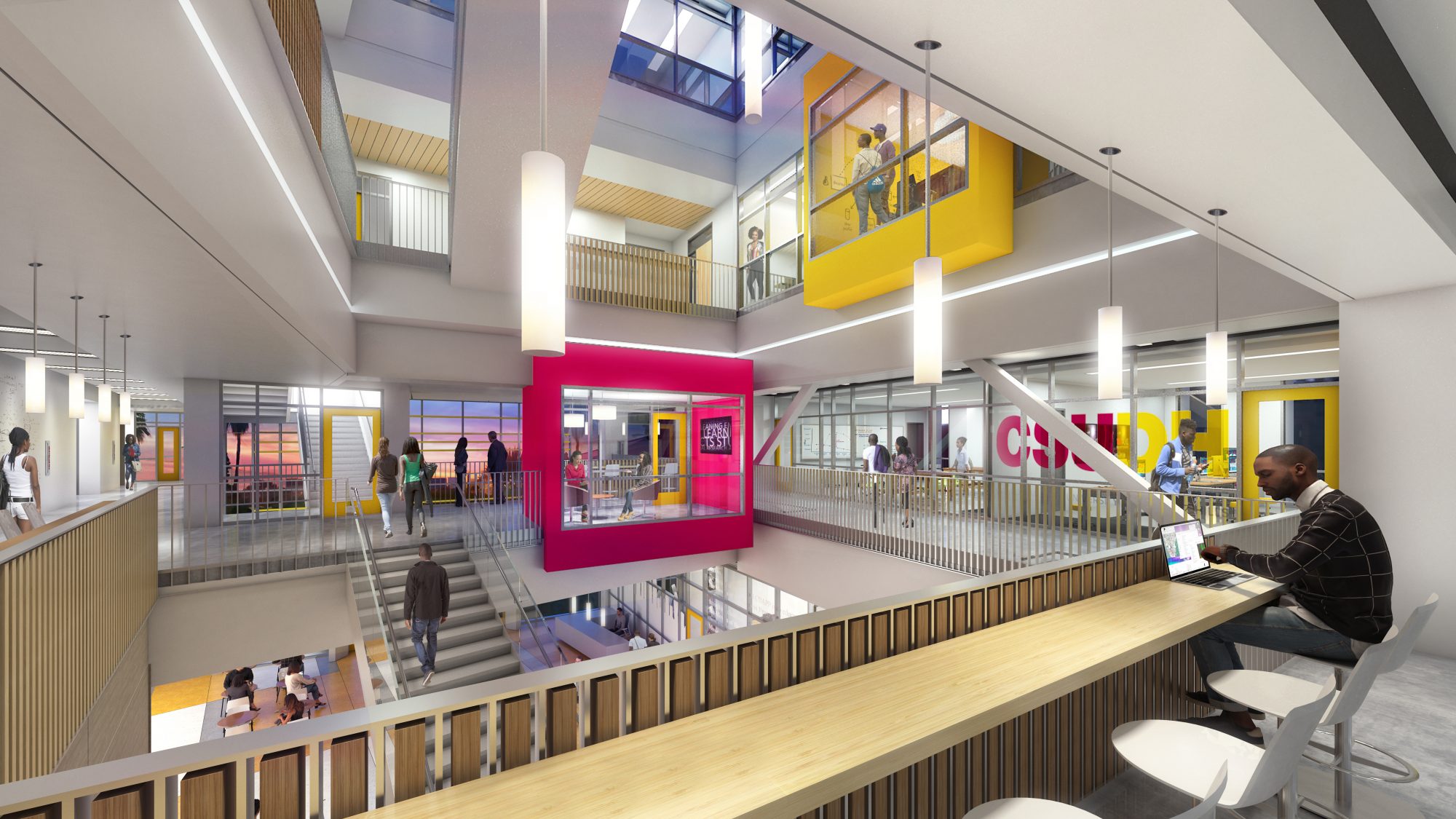 2019-05-03 VU05e Atrium Lobby Second Floor - C.W. Driver